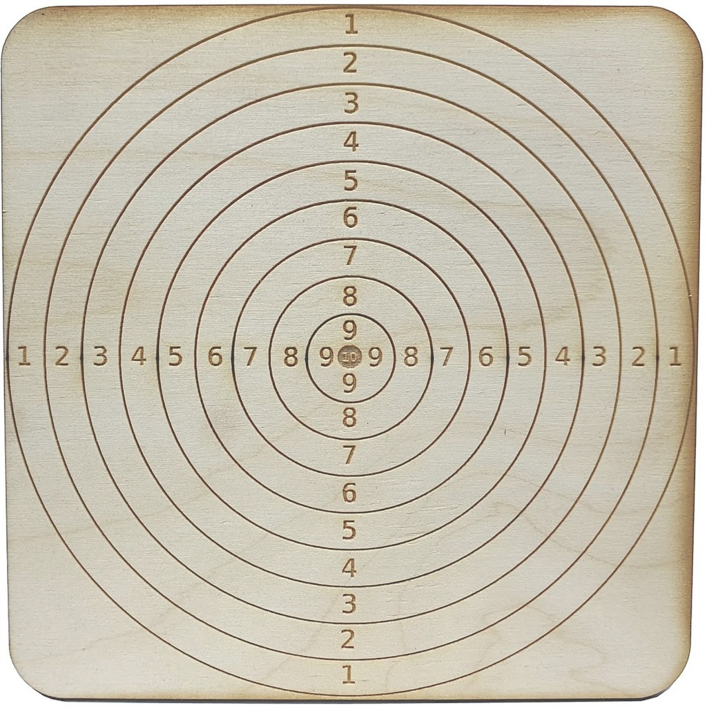 Tarcza strzelecka tarcze do wiatrówki drewniane 14 - 10106894208 ...