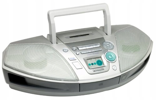 RADIO BOOMBOX PANASONIC CD FM KASETA MEGA MODEL DZWIĘK !! - 14967586407 - oficjalne archiwum Allegro