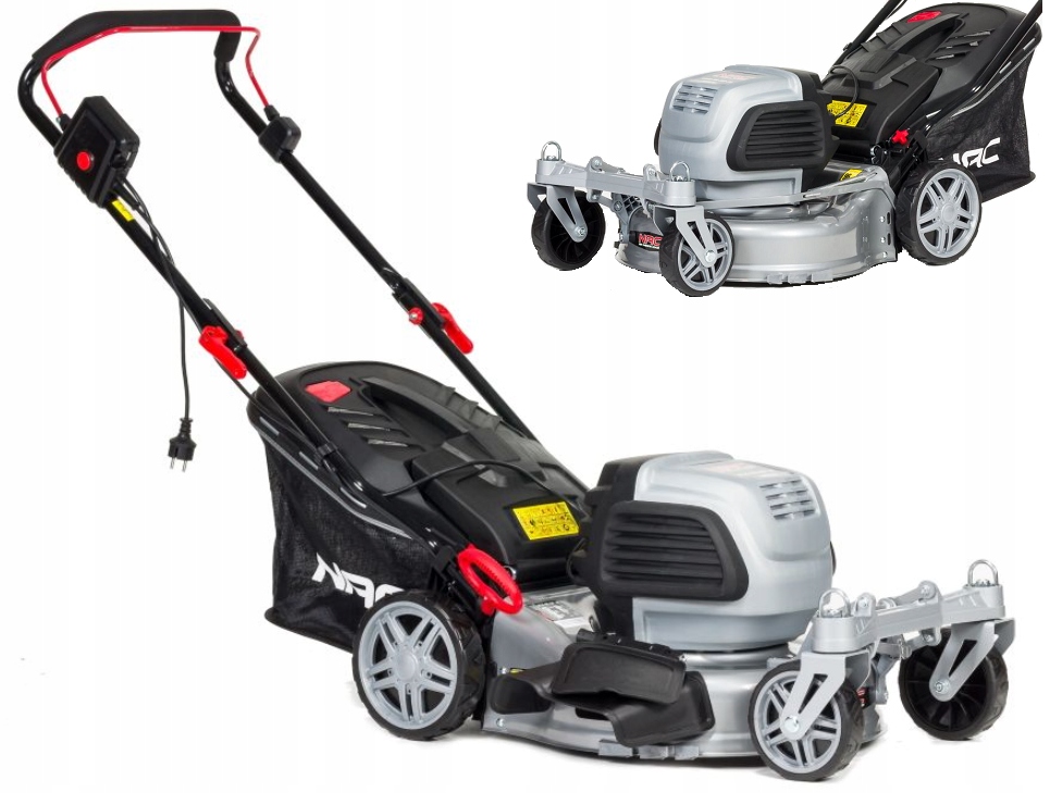 NAC LE18-46-SIR-JR KOSIARKA ELEKTRYCZNA SKRĘTNE KOŁA 1800W INDUKCYJNA ...