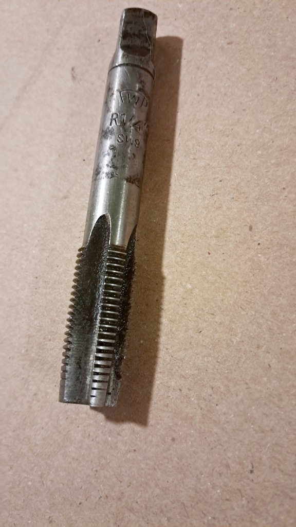 Gwintownik maszynowy rurowy calowy R 1/4 cala FWP Stara produkcja - 15152221684 - oficjalne ...