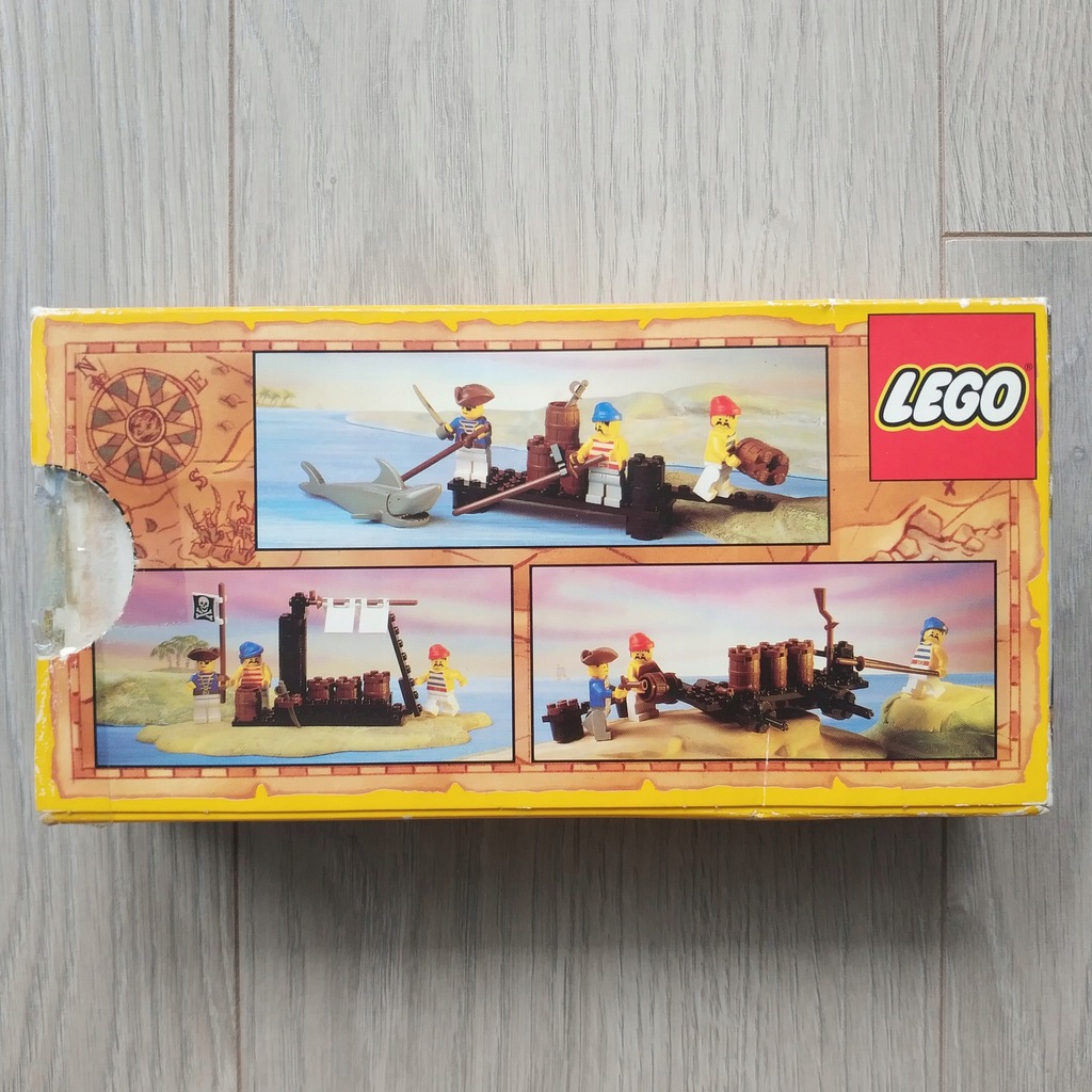 LEGO 6257 Piraci Tratwa Castaway's Raft Pudełko - 11583734983 ...