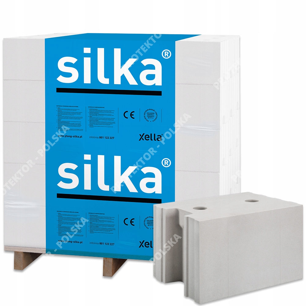 SILKA E24 blok silikatowy pustak silikat bloczek - 10611658212 - oficjalne archiwum Allegro