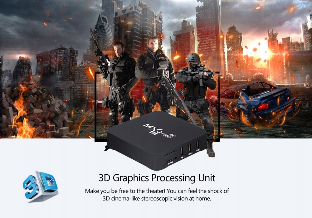 MXQ PRO 4K 5G Smart TV Box Android RK3228A Player - 13358770867 ...