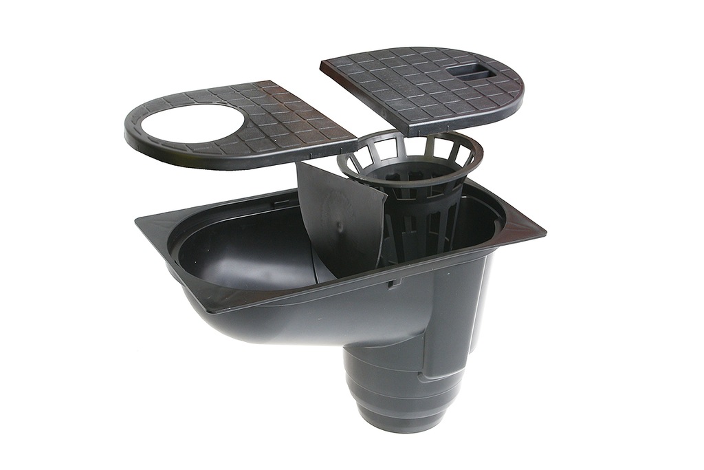 Osadnik rynnowy pionowy CZARNY Studzienka Rury - 6907397237 - oficjalne ...