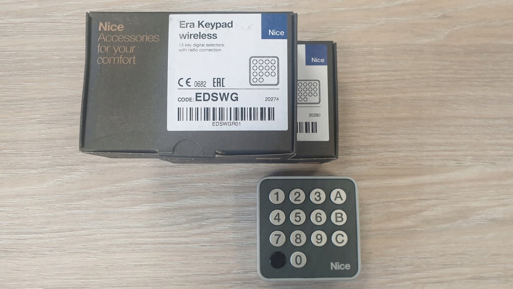 Pilot, klawiatura kodowa Nice EDSWG, bezprzewodowa - 9976594209 ...