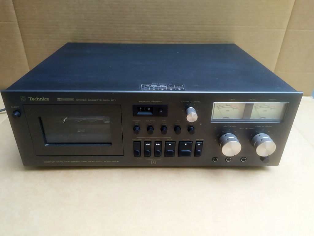 technics rs-671 magnetofon vintage - 11264119171 - oficjalne archiwum ...