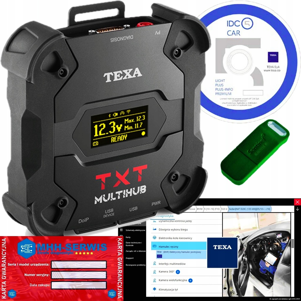 TEXA NAVIGATOR TXT MULTIHUB OSOBOWE DOSTAWCZE PL - 12596938881 ...