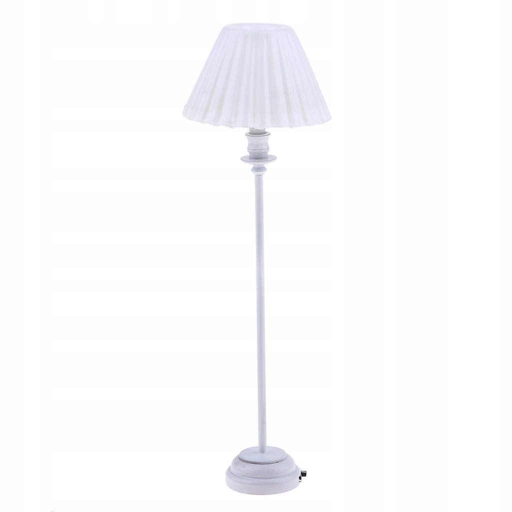 1/12 Scale Dollhouse LED Floor Lamp Doll House Living Room Stand Lamp ...