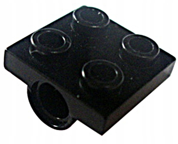 LEGO 2444 PŁYTKA 2x2 z 1 otworem na oś czarna - 12747648688 - oficjalne ...