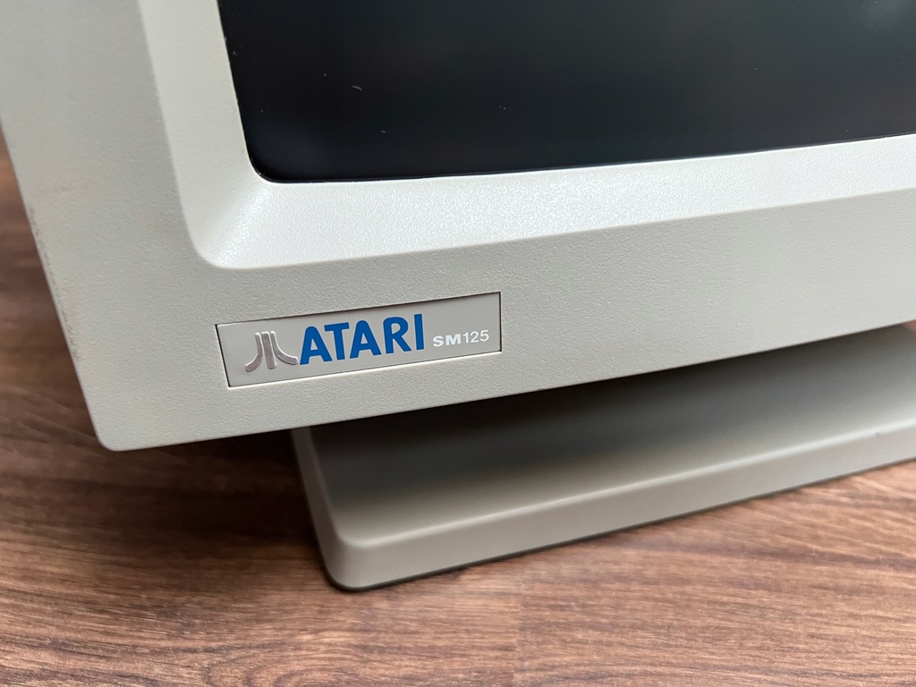 Monitor Atari SM 125 - HI-RES w pięknym stanie! - 12323941712 ...