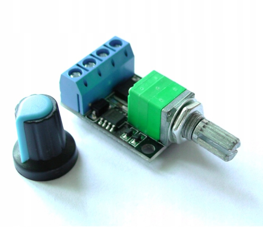 Regulator obrotów silnika DC , LED PWM 12V 10A - 8487780480 - oficjalne archiwum Allegro