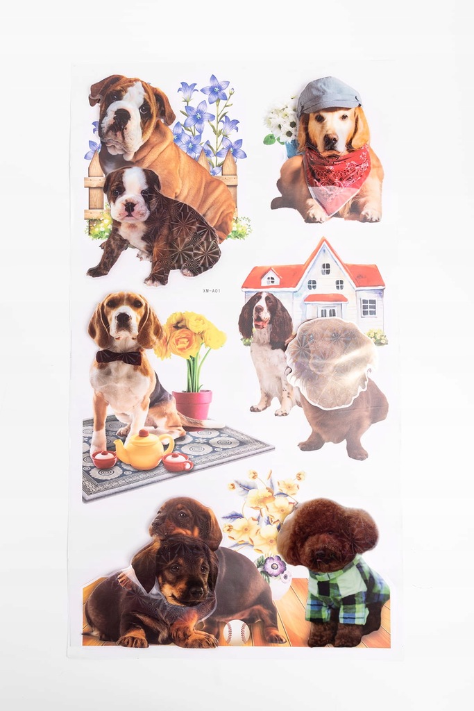 Naklejki na ścianę - PIESKI 6 szt - 11550065976 - oficjalne archiwum ...