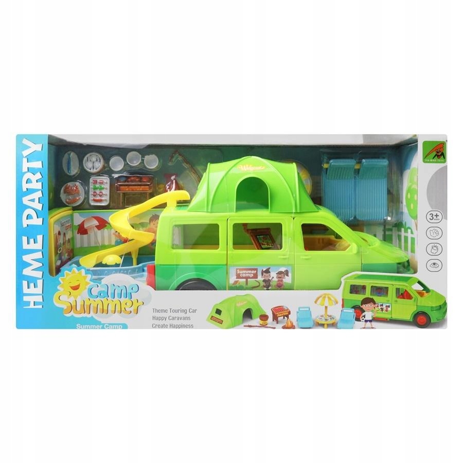 DUŻE AUTO KAMPER CAMPER WYCIECZKOWY PLAC ZABAW - 11517682317 ...