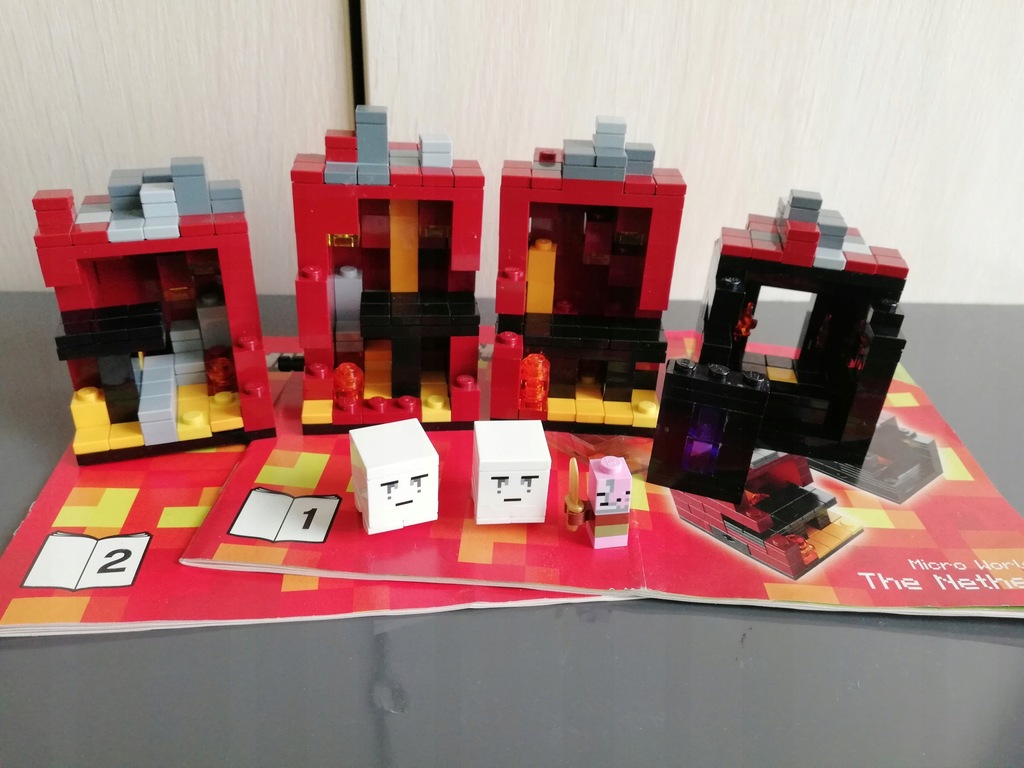 LEGO MINECRAFT 21106 MICRO WORLD – THE NETHER - 7580275612 - oficjalne ...