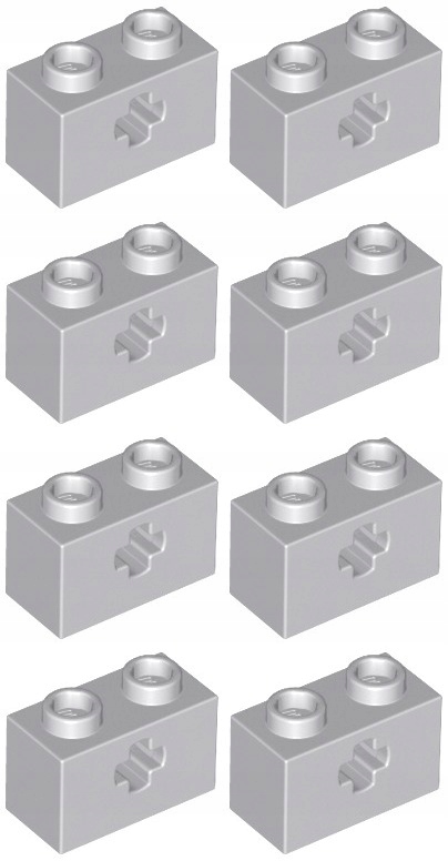 LEGO TECHNIC 32064 BELKA 1x2 LBG NOWA (7g) 8 szt. - 10764475203 ...