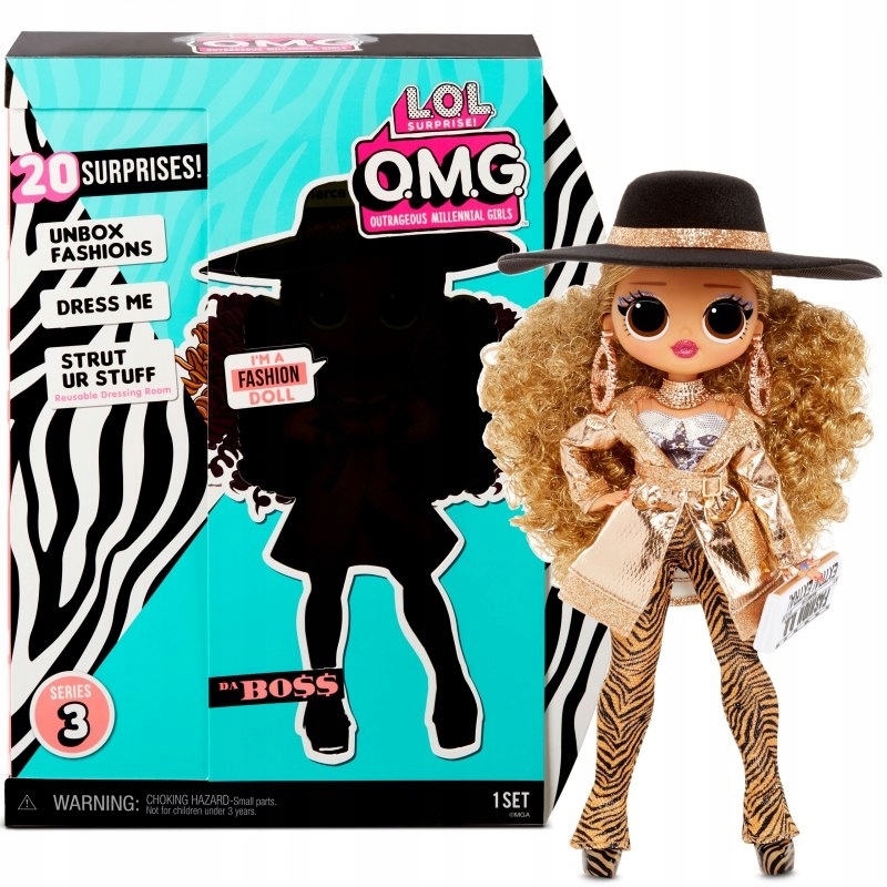 L.O.L. Surprise OMG Doll Series 3- Da Boss Lalka F - 9579306418 ...