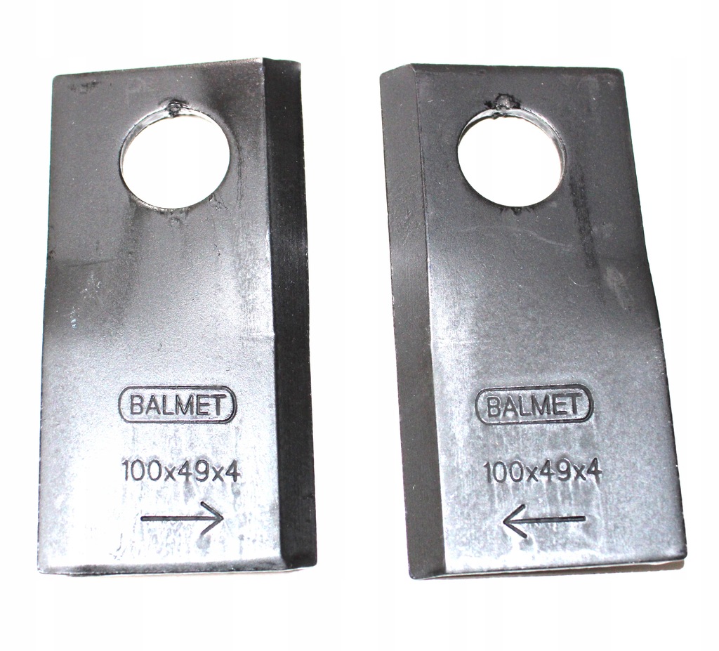 NÓŻ SKOŚNY 100x49x4 ZESTAW 12 SZTUK f-my BALMET - 12609612491 ...