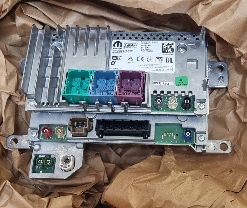 RADIO NAWIGACJA MODUŁ JEEP COMPASS UCCONNECT 5 HARMAN BECKER ANDROID ...