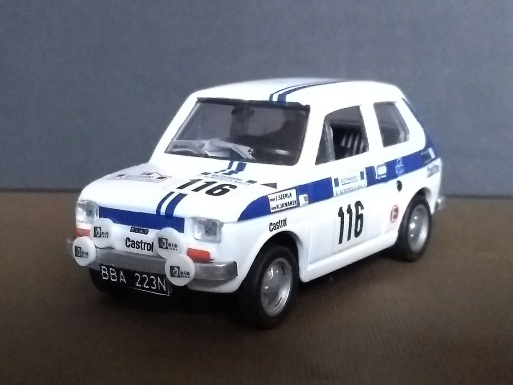 FIAT 126P RAJD ACROPOLIS 1984 1/43 - 11923307832 - oficjalne archiwum ...