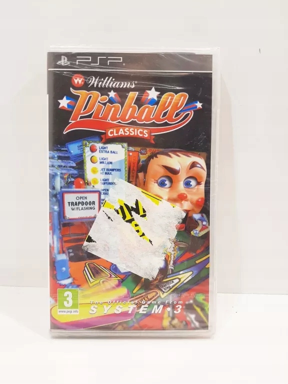 PSP WILLIAMS PINBALL CLASSICS FOLIA - 12822850691 - oficjalne archiwum ...