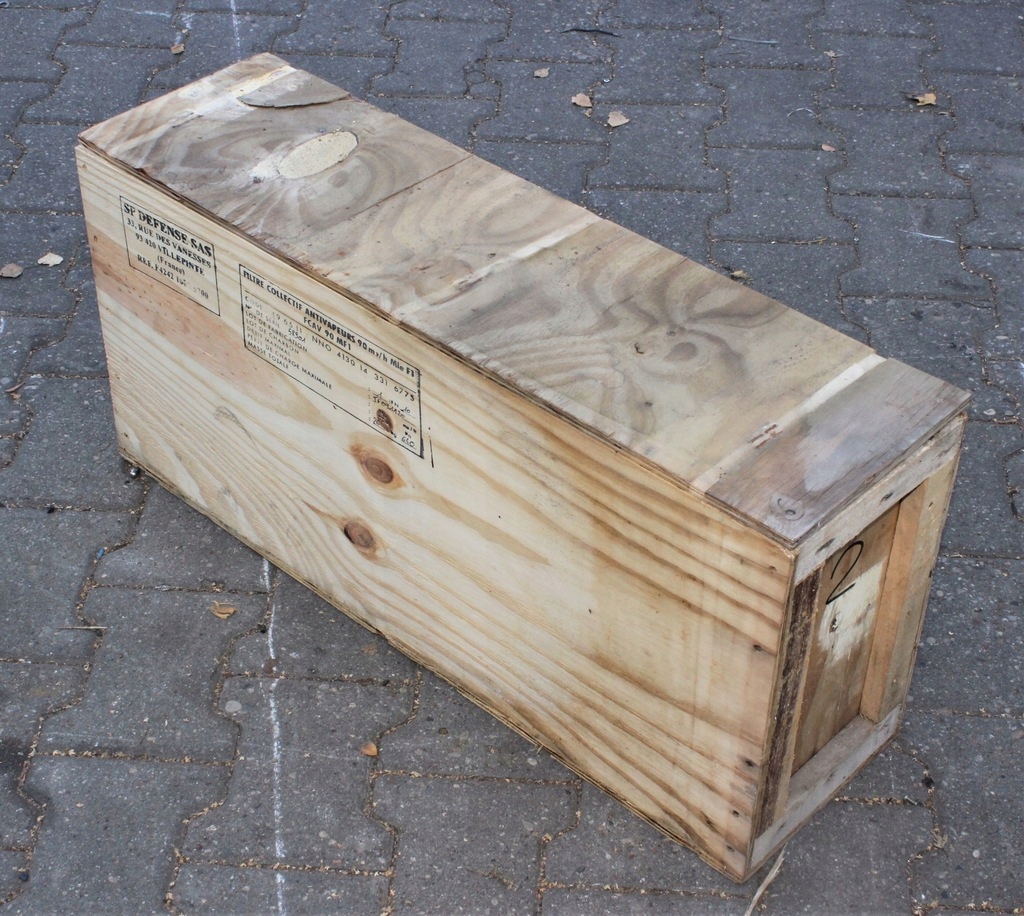 Skrzynia drewniana decoupage 75x21x34 cm - 13757416020 - oficjalne ...