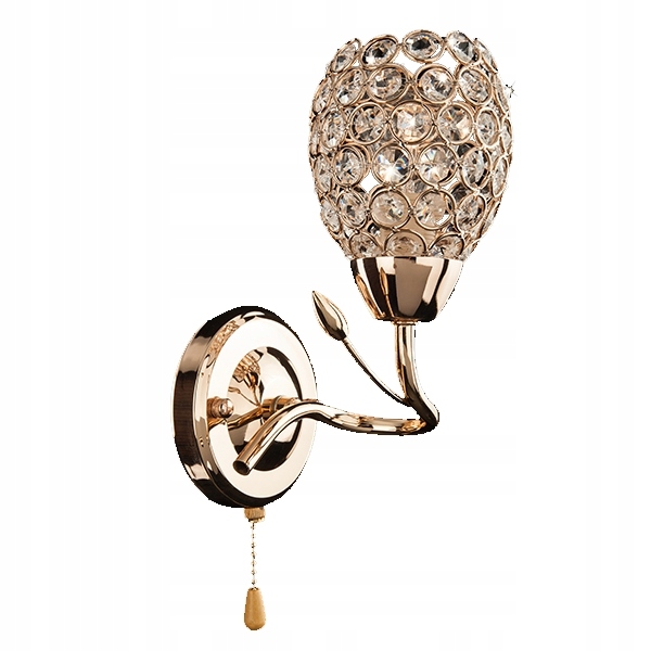 Kinkiet ścienny Złoto Kryształki SOFIA 1 - 11060701776 - oficjalne ...