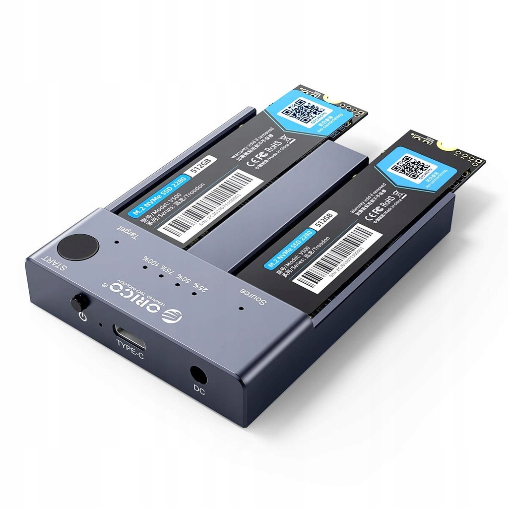 Stacja dokująca ORICO NVMe Clone M.2 Dual-Bay - 12917918667 - oficjalne ... Stacja dokująca ORICO NVMe Clone M.2 Dual-Bay - 12917918667 - oficjalne ...