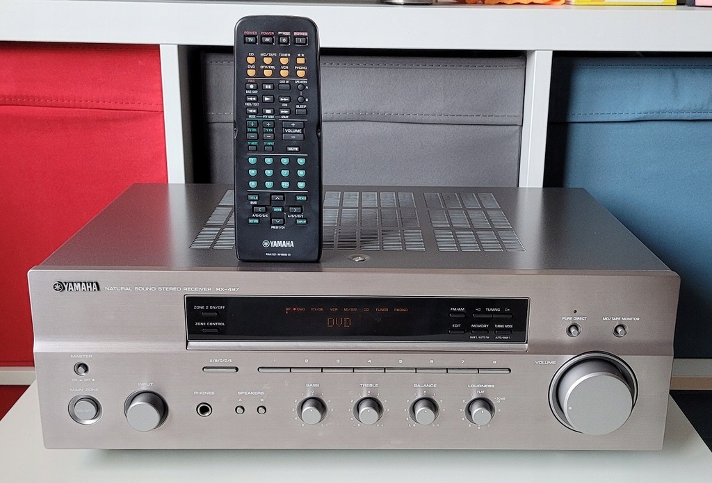 Amplituner Yamaha RX-497 2.1 tytanowy - 12615930467 - oficjalne ...