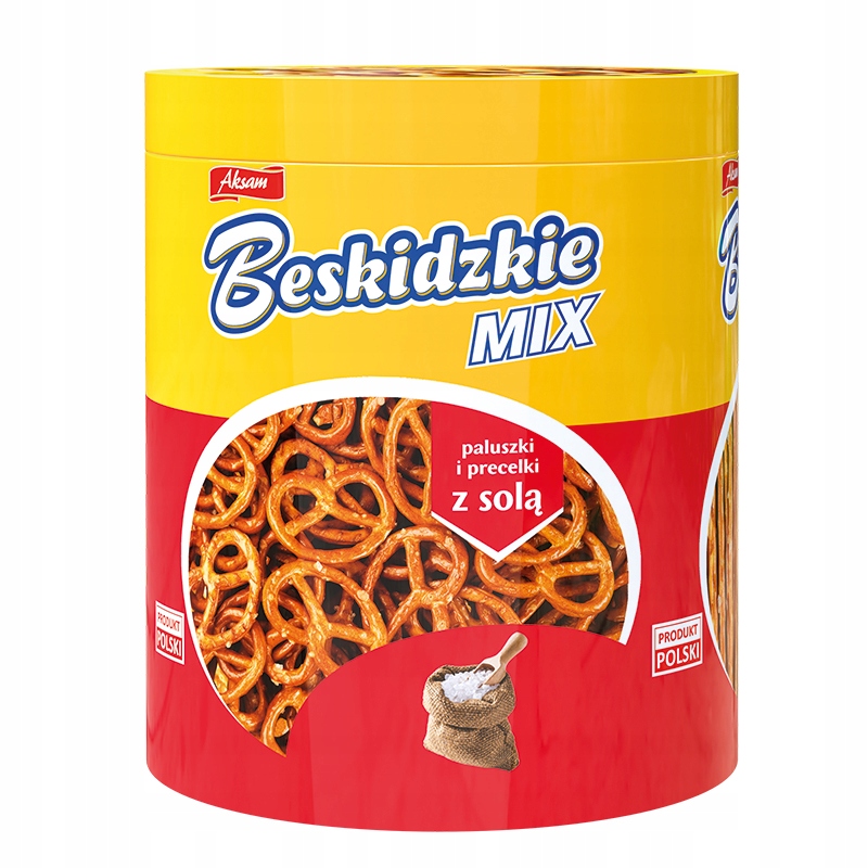 Paluszki i precelki z solą Beskidzkie 275g Aksam - 13422031876 ...