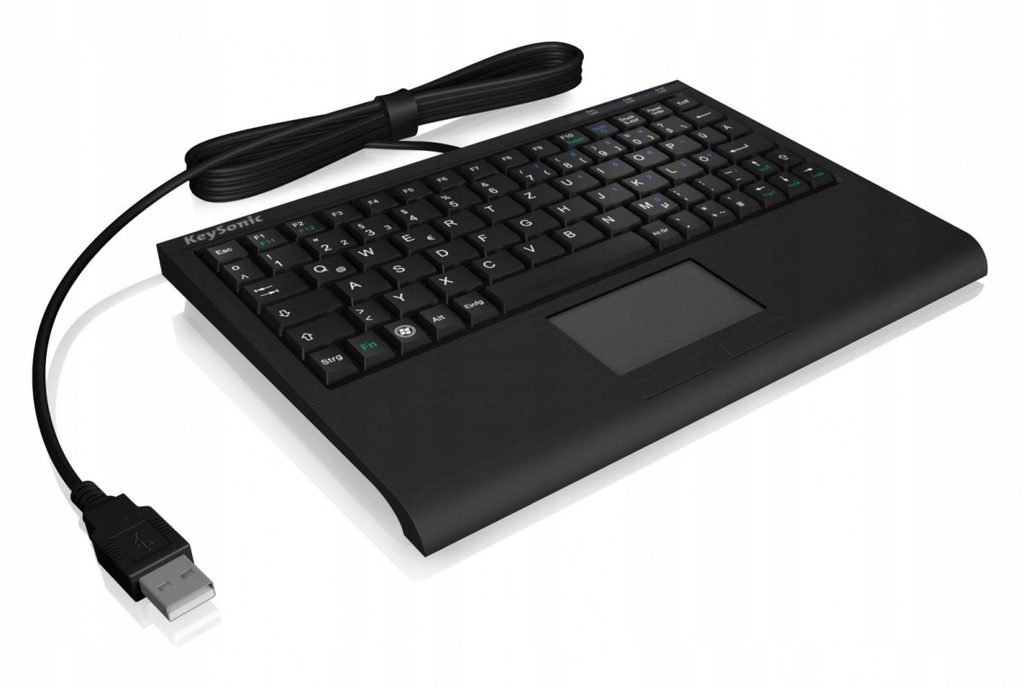 Купить Keysonic Keyboard Mini ACK-3410 US TouchPad, USB: отзывы, фото и ...