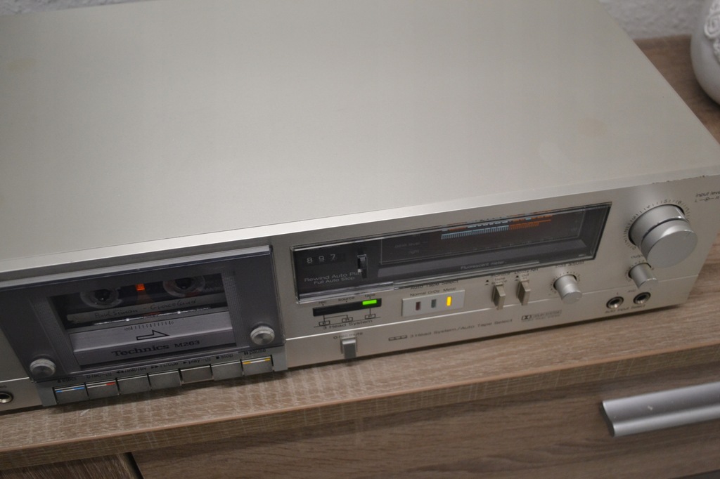 Купить Кассетный магнитофон Technics RS-M263, серебристый верх: отзывы ...