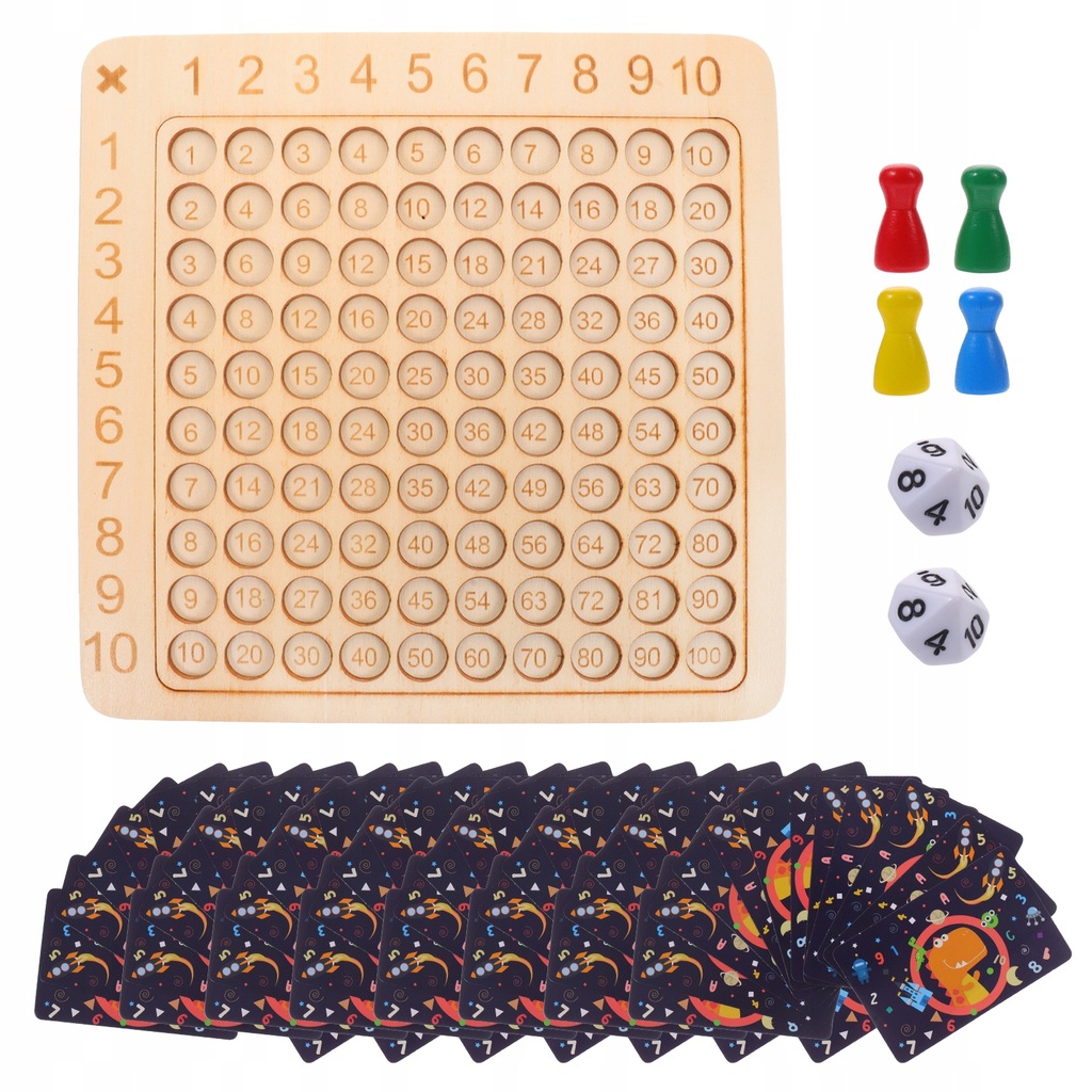 MONTESSORI MATH TOY MULTIPLICATION TABLE PUZZLE - 14161398016 ...