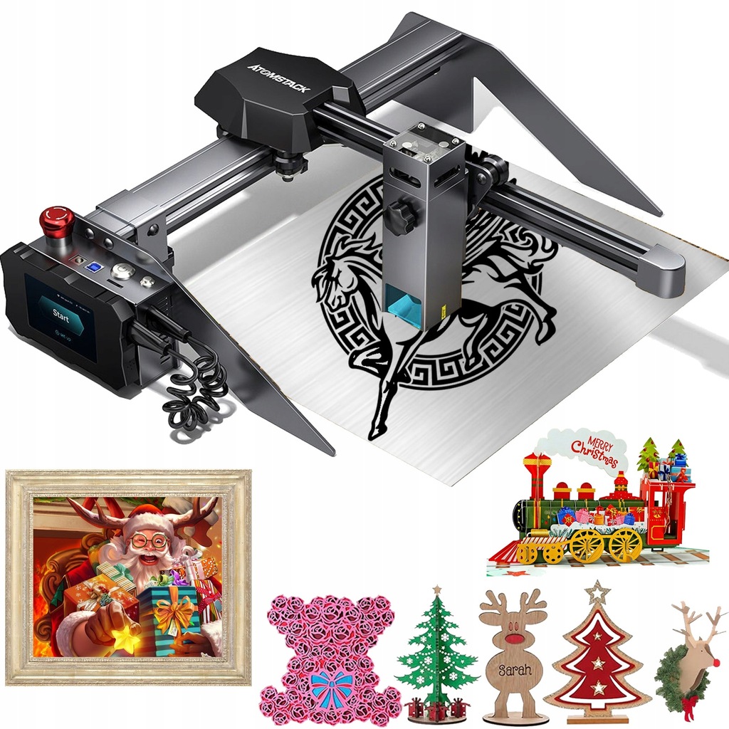 Nowa grawerka laserowa ATOMSTACK P9 M50 50W - 12672488210 - oficjalne ...