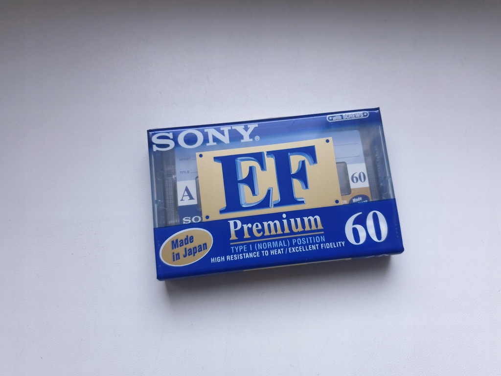 Kaseta SONY Premium EF 60 ( NOWA ) - 14159084490 - oficjalne archiwum Allegro