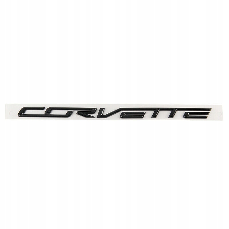 emblemat znaczek napis Corvette C7 czarny MAT - 12097518865 - oficjalne ...