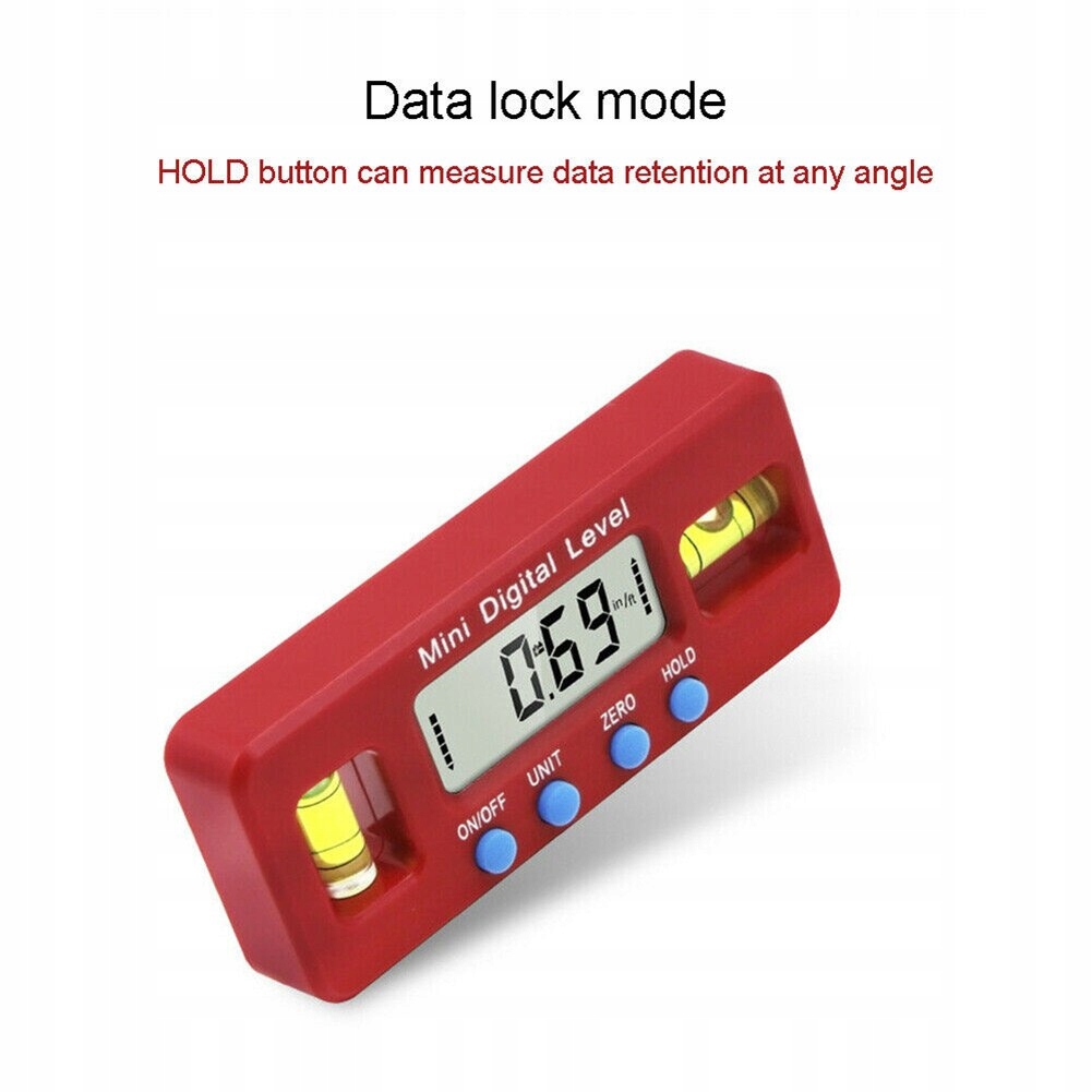 Inklinometr cyfrowy poziom 90 ° celownik kątowy ws - 12491805940 ...