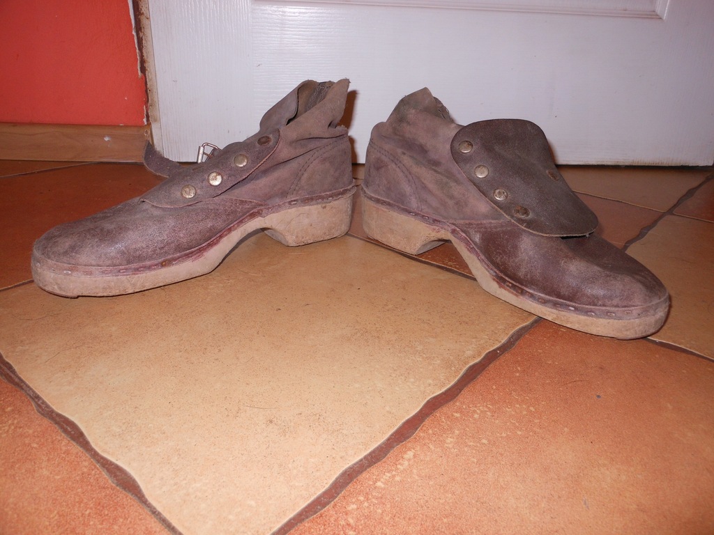 STARE BUTY ROBOCZE DREWNIAKI - 14656039355 - oficjalne archiwum Allegro