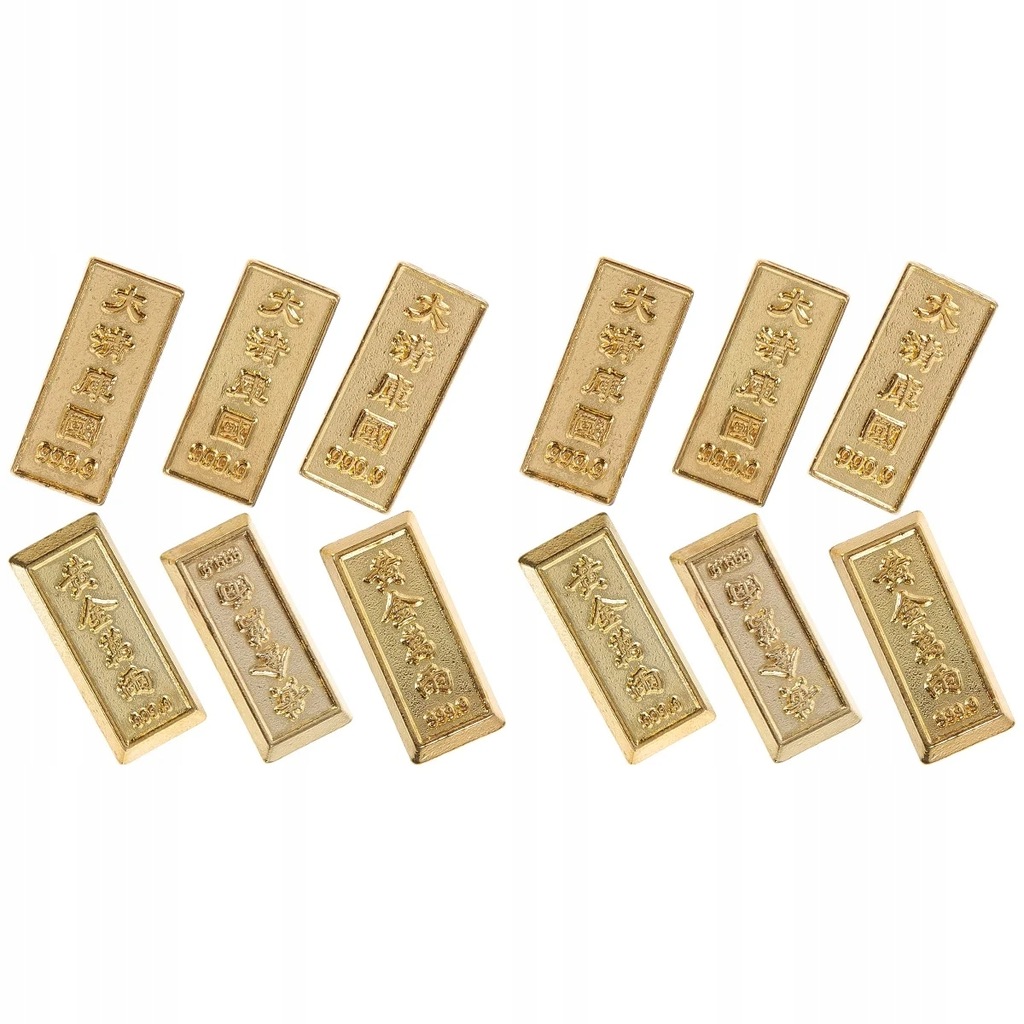 Mini Gold Bars Model Brick Ingot 12 Pcs - 13563053701 - oficjalne ...