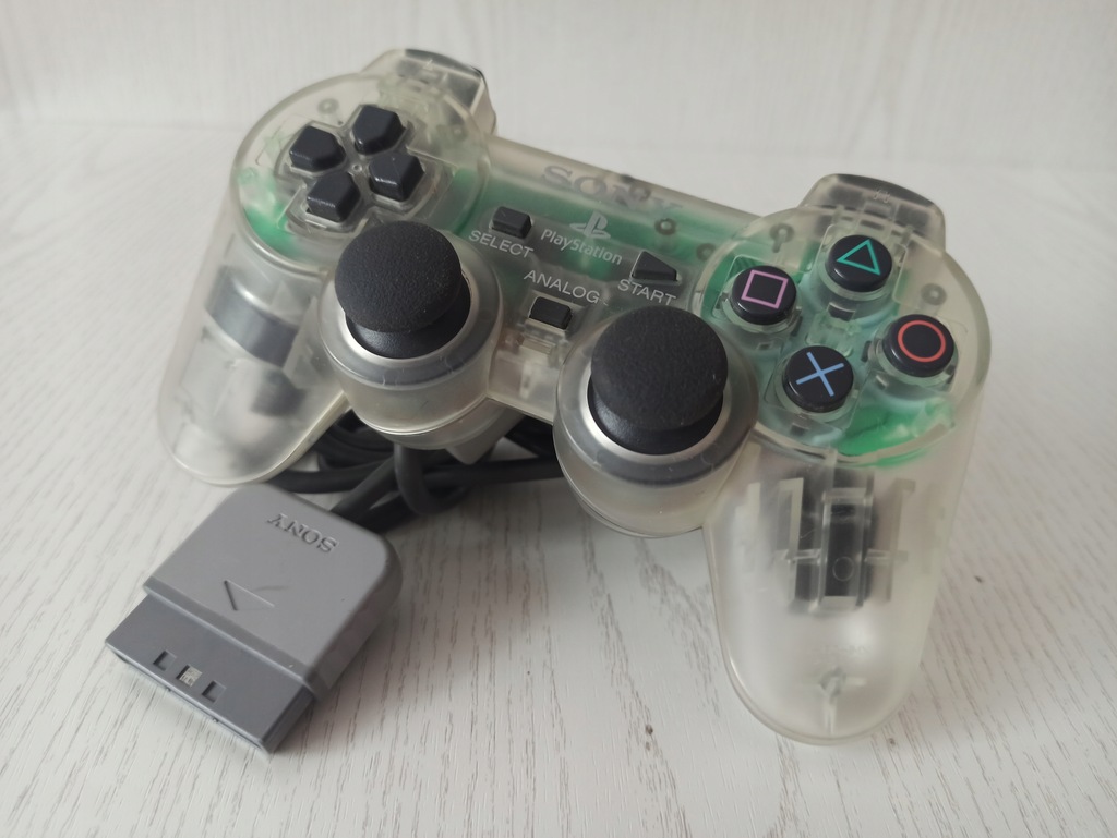 PAD PLAYSTATION PS1 DUALSHOCK CRYSTAL SCPH-1200 A - 12281609989 ...
