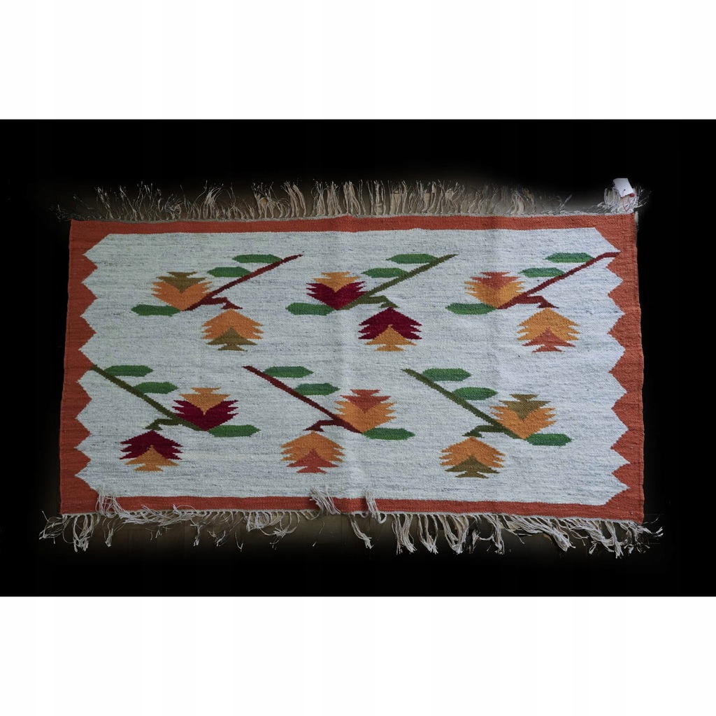 CEPELIA KILIM GOBELIN WEŁNIANY KWIATY 145 x 77CM - 12594604710 ...
