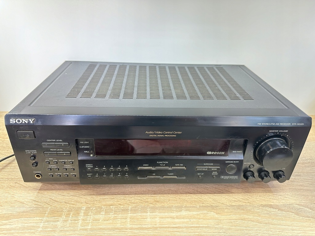 Amplituner Sony STR-DE225 5.1 czarny - 16188413571 - oficjalne archiwum Allegro