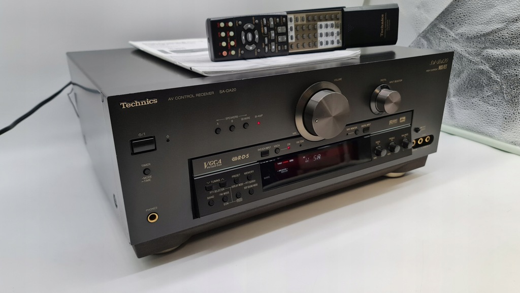 Technics SA-DA20 Amplituner Topowa maszyna + Pilot - 11727450085 - oficjalne archiwum Allegro