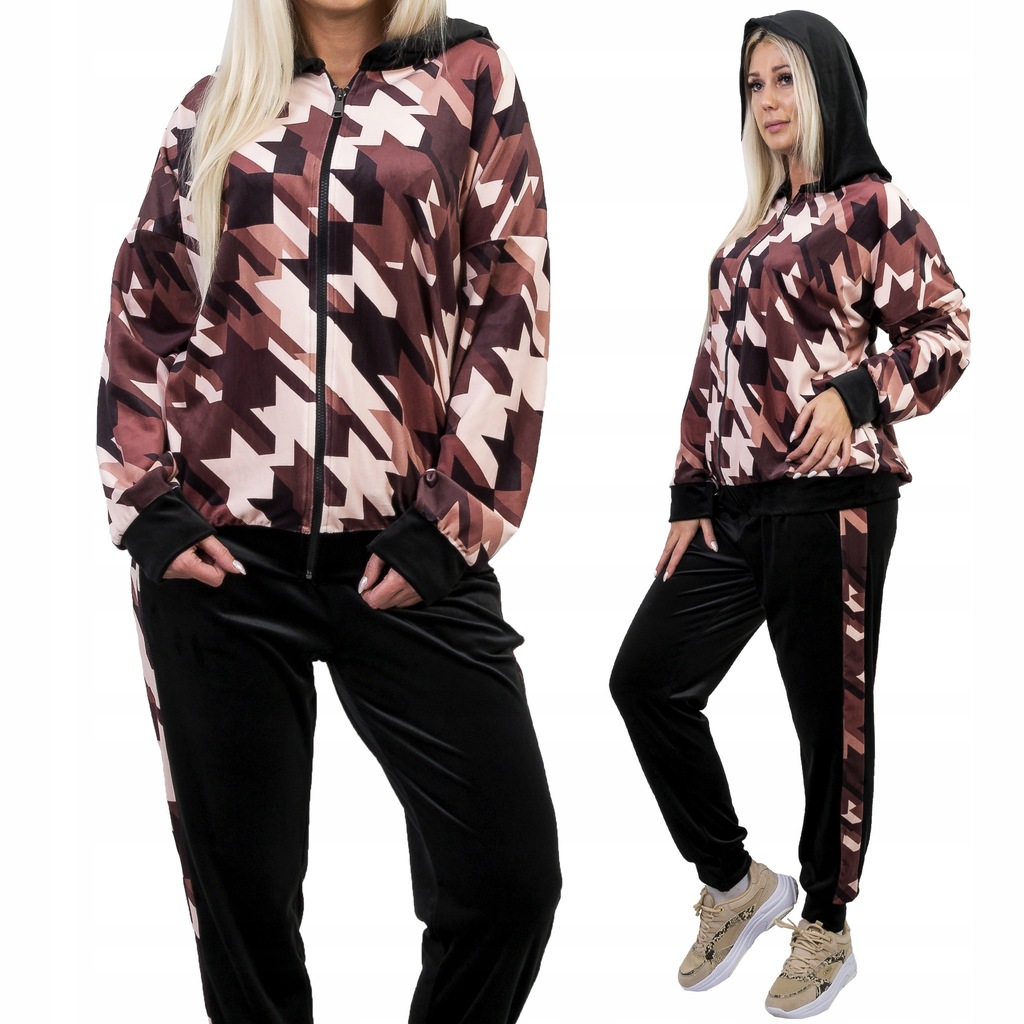 Z408 DRES WELUROWY DUŻE ROZMIARY WZORY r 52 (6XL) - 12641436929 ...