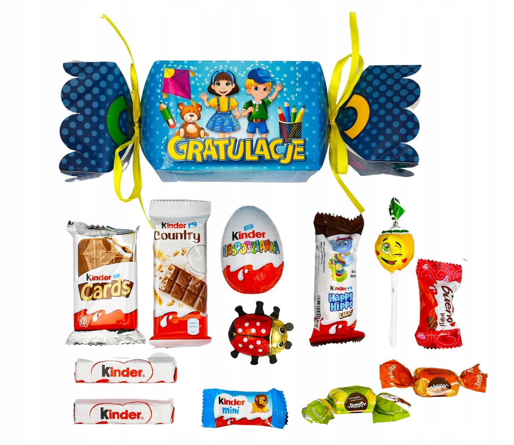 Zestaw Kinder Tyta Pierwszoklasisty Prezent 24 cm - 12504974759 - oficjalne archiwum Allegro