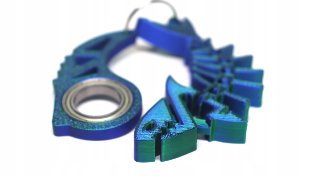 KEYRAMBIT KEYSPINNER KEYFLIPPER ZESTAW Kolor Cyan Gradient TikTok HIT ...