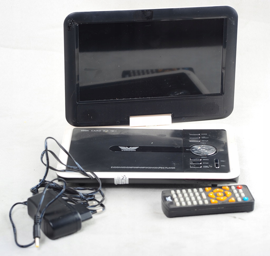 Przenośny odtwarzacz DVD Vordon DVD 10.2C - 13109395332 - oficjalne ...