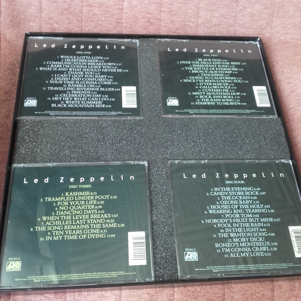 Led Zeppelin 4 CD Box Set unikat - 14102921413 - oficjalne archiwum Allegro