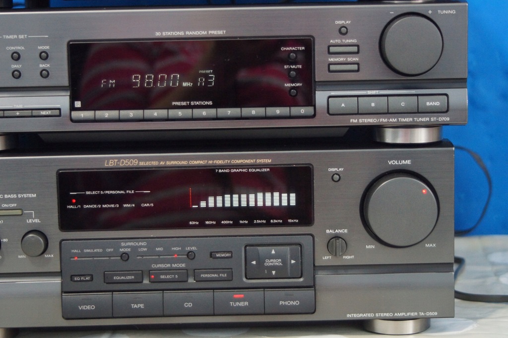 WIEŻA SONY LBT-D509 CD-CDP-M43 TUNER ST-D709 - 11748919224 - oficjalne ...