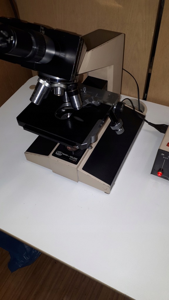 Mikroskop Biolar PZO Warszawa - 8432815098 - oficjalne archiwum Allegro