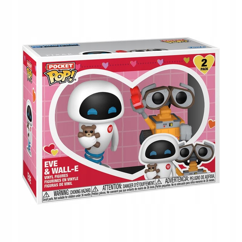 FUNKO! Wall-E Pocket! Figure 2-Pack! Kolekcjonerskie - 17211031059 - oficjalne archiwum Allegro